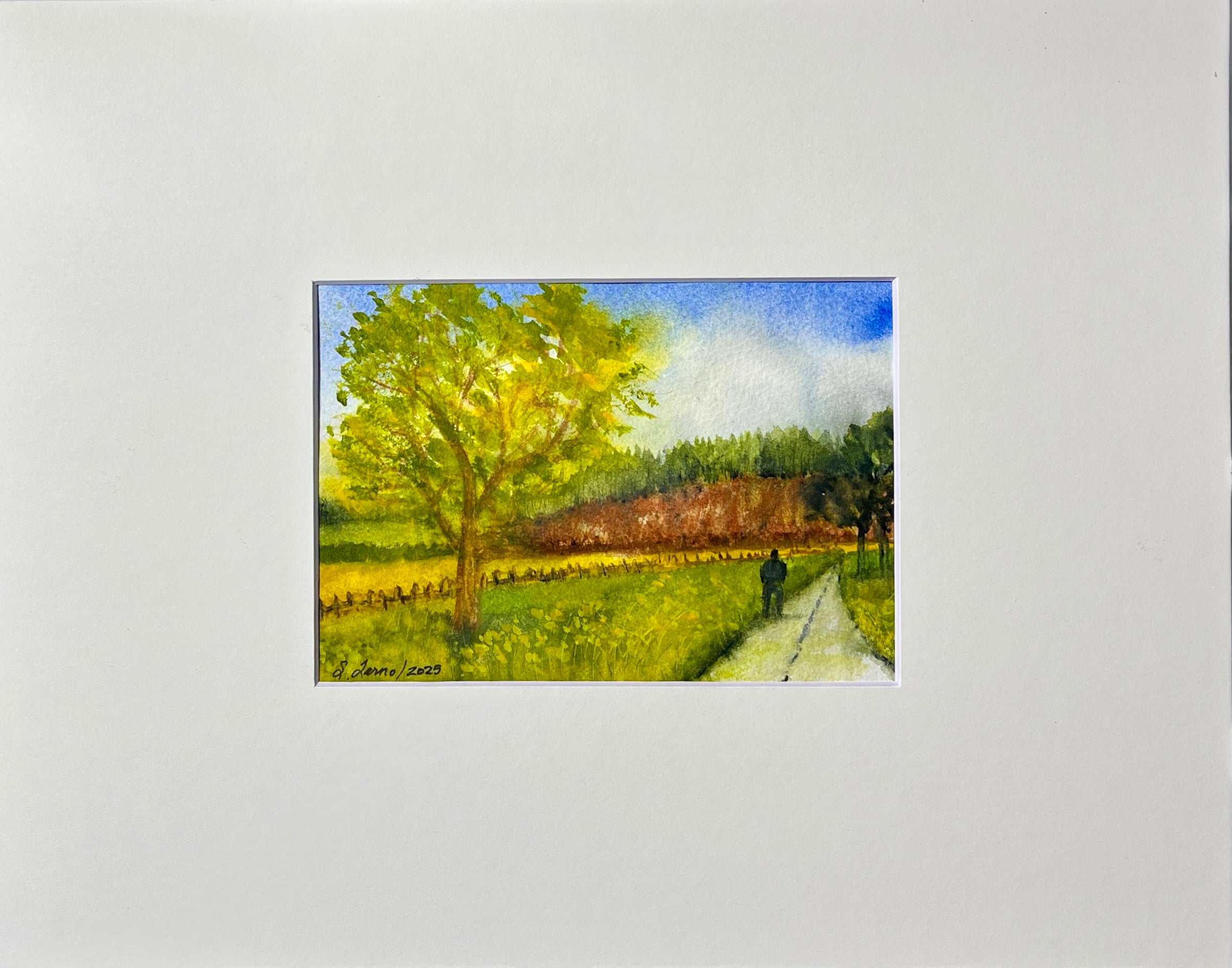 Original Landscape Watercolor – Sandra Tarno Art